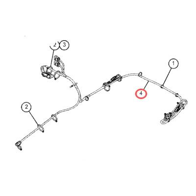 China 495-7716 4957716 Chassis Harness Assembly for Caterpillar 320 320 GC 323 Excavator for sale