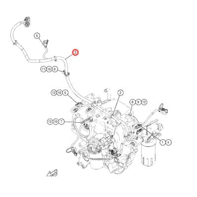 China 377-5576 Transmission Wiring Harness for Cat 938K 938M 924K 926M 930K 930M Excavator for sale