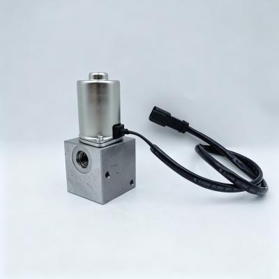 China Excavator Solenoid Valve Assembly 121-6303 Replacement with Base 24V for sale