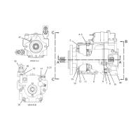 China 104-1752 0R-7669 Axial Piston Pump for D9R Construction Machinery 6 Month Warranty for sale