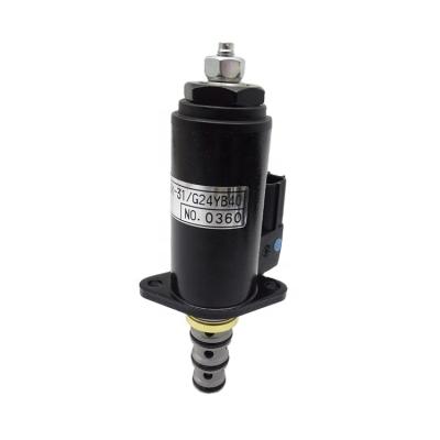 China KWE5K-31/G24YB40 Excavator Rotary Solenoid Valve for SK200-5 SK200-6 YN35V00021F1 24V for sale