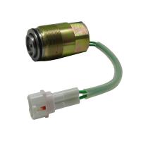 China Jision K3V112 Hydraulic Pump Solenoid Valve White Plug Excavator Electrical Part 24V for sale
