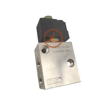 China Jision 31Q6-91220 Flameout Solenoid Valve Assembly for R140LC-9 Excavator 24V for sale