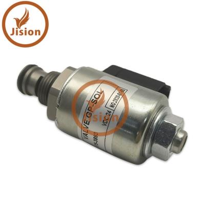 China Jision Solenoid Valve 1753893 175-3893 for 120H 143H 160H Excavator Electrical Parts for sale
