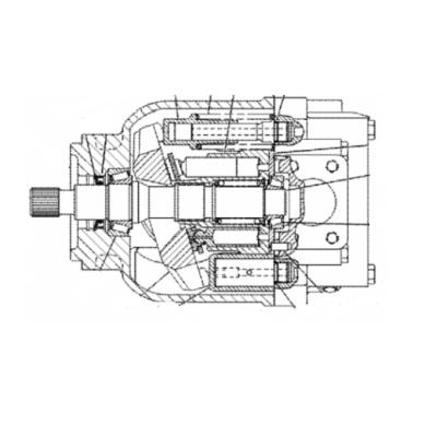 China 6E-6012 0R-8382 Hydraulic Piston Pump Compatible with 535C 525C 535B Excavators ISO9001 for sale