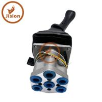 China JISION DX225 DX225LCA Remote Control Lever K1000556E Pilot Handle Valve 110925-00464 for sale