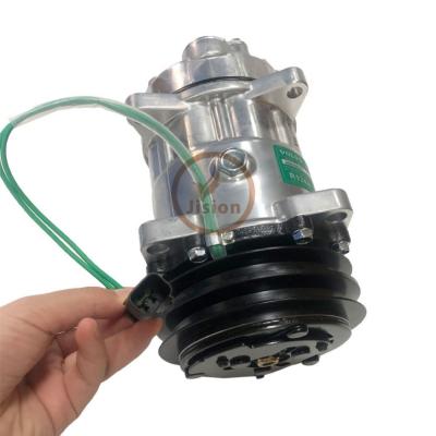 China JISION EC210B EC360B Excavator AC Compressor VOE14518640 SD7H15 24V for sale
