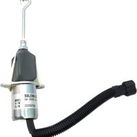 China 24V Diesel Engine Stop Solenoid SA-4014-24 SA-3999-24 1752ES Fuel Shut Off for Excavator for sale