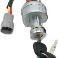China 21N4-10400 21N4-10430 R210-7 R215-7 R220-7 Excavator Ignition Switch Replacement 12V for sale