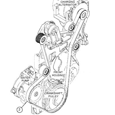 China 189-2218 Serpentine Belt Compatible with Caterpillar 972G II 966G II Wheel Loader OEM Replacement for sale