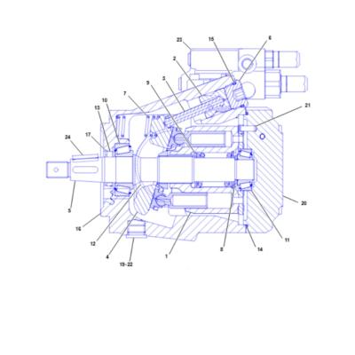 China 215-8298 Hydraulic Pump Compatible with 938G II Excavator ISO9001 New for sale