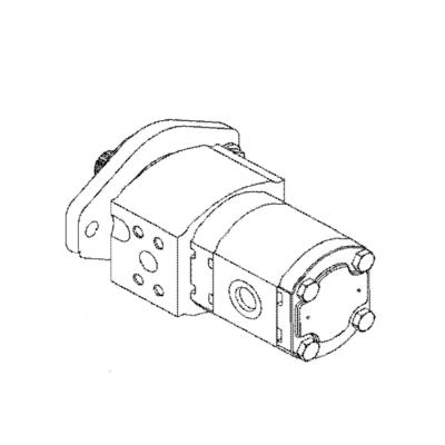 China 236-5106 Hydraulic Gear Pump Compatible with 216B3 242B 226B3 232B ISO9001 New for sale