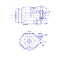 China 373-6629 20R-9389 Hydraulic Piston Pump Compatible with D10T2 D10 Excavator ISO9001 100% New for sale