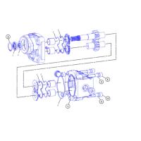 China 552-5469 Hydraulic Pump Compatible with 950GC Excavator 100% New ISO9001 for sale