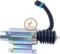 China 12V Engine Fuel Stop Solenoid 10-01178-02 Flameout Shutoff Valve for Excavator Machinery Electric Parts for sale