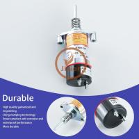 China 24V Fuel Shutoff Solenoid Valve 125-5774 for Caterpillar Loader R1300G Engine 3204 3304 for sale