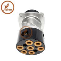 China Excavator Joystick 7 Hole Pilot Valve Without Handle for SK200-2 SY135 XE150 100% New for sale