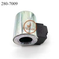 China Excavator Hydraulic Pump Solenoid Valve Coil 280-7009 12VDC for 416E 414E Wheel Loader for sale