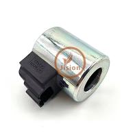 China Excavator Hydraulic Pump Solenoid Valve Coil 280-7009 12VDC for 416E 414E Wheel Loader for sale