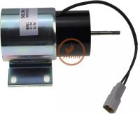 China Construction Machinery Throttle Actuator 1600361 0300-1500 8300-1501 Flame Shutoff Solenoid Valve 12V for sale