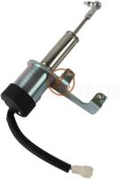 China 12V 24V Excavator Solenoid Valve 4911834 Iron Steel Diesel Engine Stop Solenoid Valve for sale