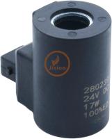 China Wholesale Liebherr 24V Solenoid Valve 17W Coil 16mm x 53.5mm Excavator Loader Parts 280239 10333044 for sale