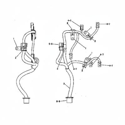 China 167-6834 Solenoid Wiring Harness Compatible with D6R D7R Excavators 100% New ISO9001 for sale
