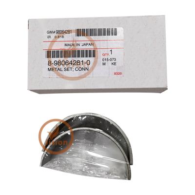 China Excavator 6HK1 6HE1 4HK1 Connecting Rod Bearing 898064-2810 8-98064281-0 High Quality for sale
