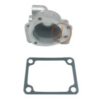 China 6D34 6D31 Engine Thermostat Housing ME110026 New Cooling System Water Outlet for Excavator for sale
