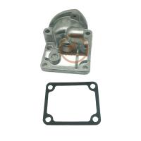 China 6D34 6D31 Engine Thermostat Housing ME110026 New Cooling System Water Outlet for Excavator for sale