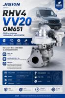 China RHV4 VV20 Turbocharger AL0049 A6510902780 for Mercedes OM651 2.2L Diesel for sale