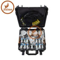 China Excavator Hydraulic Pressure Gauge Test Kit 100/250/400/600 Bar 13 Couplings 4 for sale