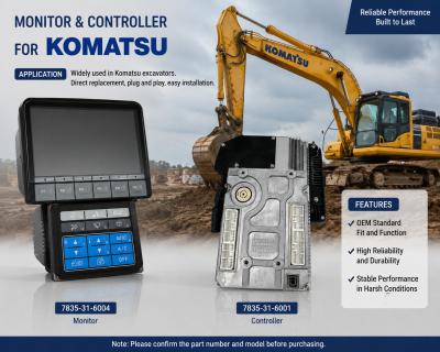 China OEM Komatsu Monitor Display Panel 7835-31-6004 for Excavator PC200 PC210 PC220 for sale