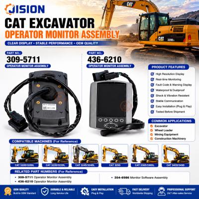 China Caterpillar 309-5711 436-6210 Operator Monitor Assembly for 320E 336E Excavator for sale