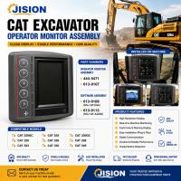 China 444-5471 Excavator Operator Monitor Assembly 613-9107 613-9109 613-9113 for CAT 320GC 320 323 330 for sale
