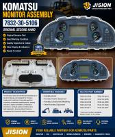 China Original Komatsu 7832-30-5106 Monitor Assembly Display Panel for Dozer for sale
