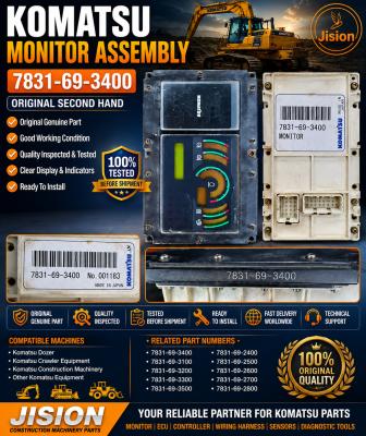 China Komatsu Excavator Monitor 7831-69-3400 12V 24V Original Operator Display Panel for sale