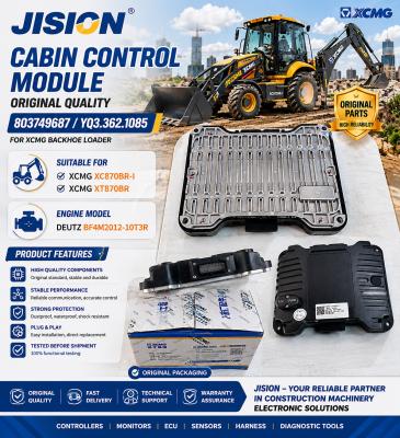 China Original Cabin Control Module 803749687 YQ3.362.1085 for XCMG XC870BR XT870BR Backhoe Loader DEUTZ BF4M2012-10T3R for sale