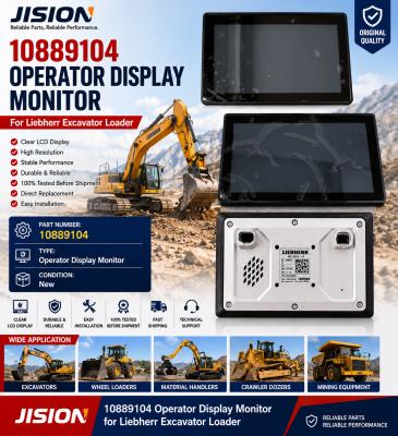 China 10889104 Liebherr Excavator Loader Operator Display Monitor 24V for sale