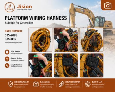 China Caterpillar 335-2095 Platform Wiring Harness for D6N D5R LGP Track-type Tractor for sale