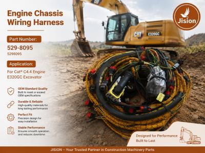 China 529-8095 Chassis Wiring Harness for CAT E320GC Excavator C4.4 Engine OEM Quality for sale
