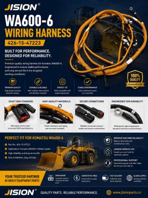 China 426-15-47223 Wiring Harness for Komatsu WA600-6 Wheel Loader 24V for sale