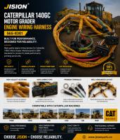 China 565-8381 Wiring Harness for CAT 140 GC Motor Grader 5658381 OEM Quality for sale