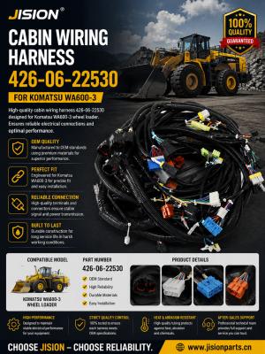 China Komatsu 426-06-22530 Cabin Wiring Harness for WA600-3 Wheel Loader OEM Quality for sale