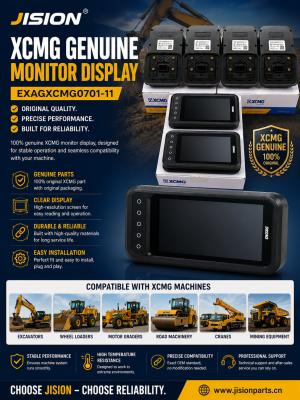 China XCMG XCMG701-11 Excavator Monitor High Resolution LCD Screen 7 Inch Display for sale