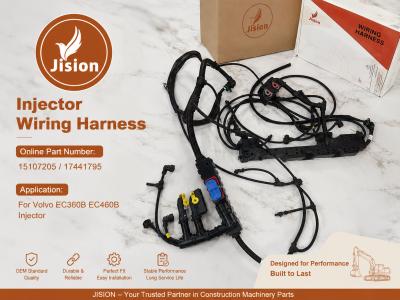 China 15107205 17441795 Engine Injector Wiring Harness For Volvo EC360B EC460B Excavator D12 D12D for sale