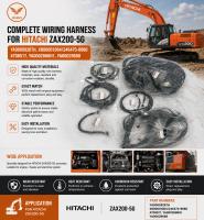 China Complete Wiring Harness for Hitachi ZAX200-5G Excavator 246470-8980 4708517 for sale