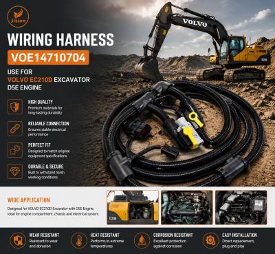 China Volvo EC210D Excavator Wiring Harness VOE14710704 for D5E Engine for sale