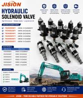 China Kobelco Hydraulic Excavator Solenoid Valve YN35V00050F1 24V OEM Quality for sale