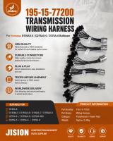China Komatsu Bulldozer Transmission Wiring Harness 195-15-77200 Heavy Duty 24V for sale